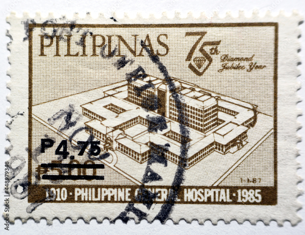 A postage stamp from the Philippines reissued in 1987 Philippine ...