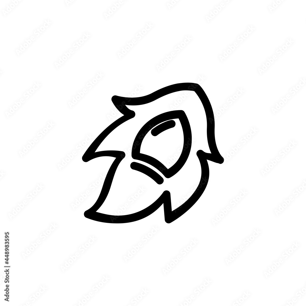 Fire Bullet Weapon Monoline Icon Logo Vector for Graphic Design and Web ...