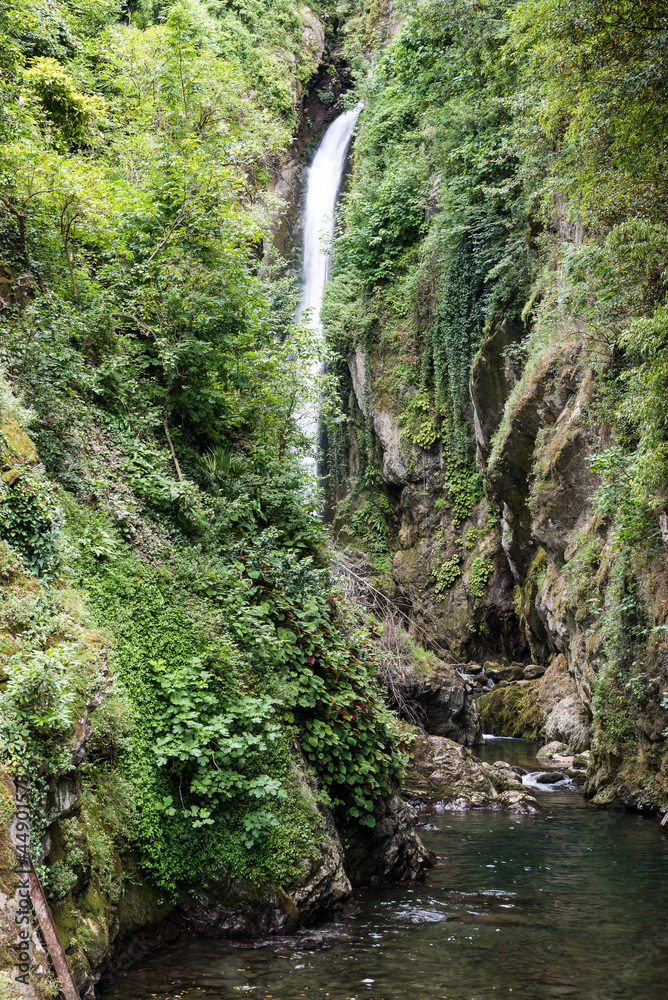 Nesso is a small village on Lake Como, between Como and Bellagio, built ...