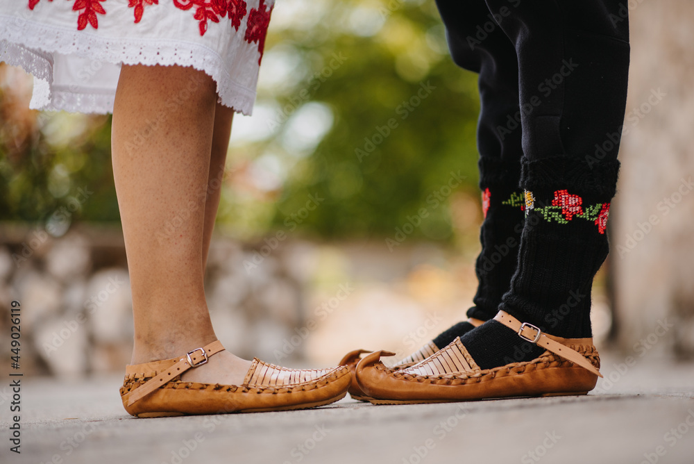 Serbian traditional folk costume Stock Photo | Adobe Stock