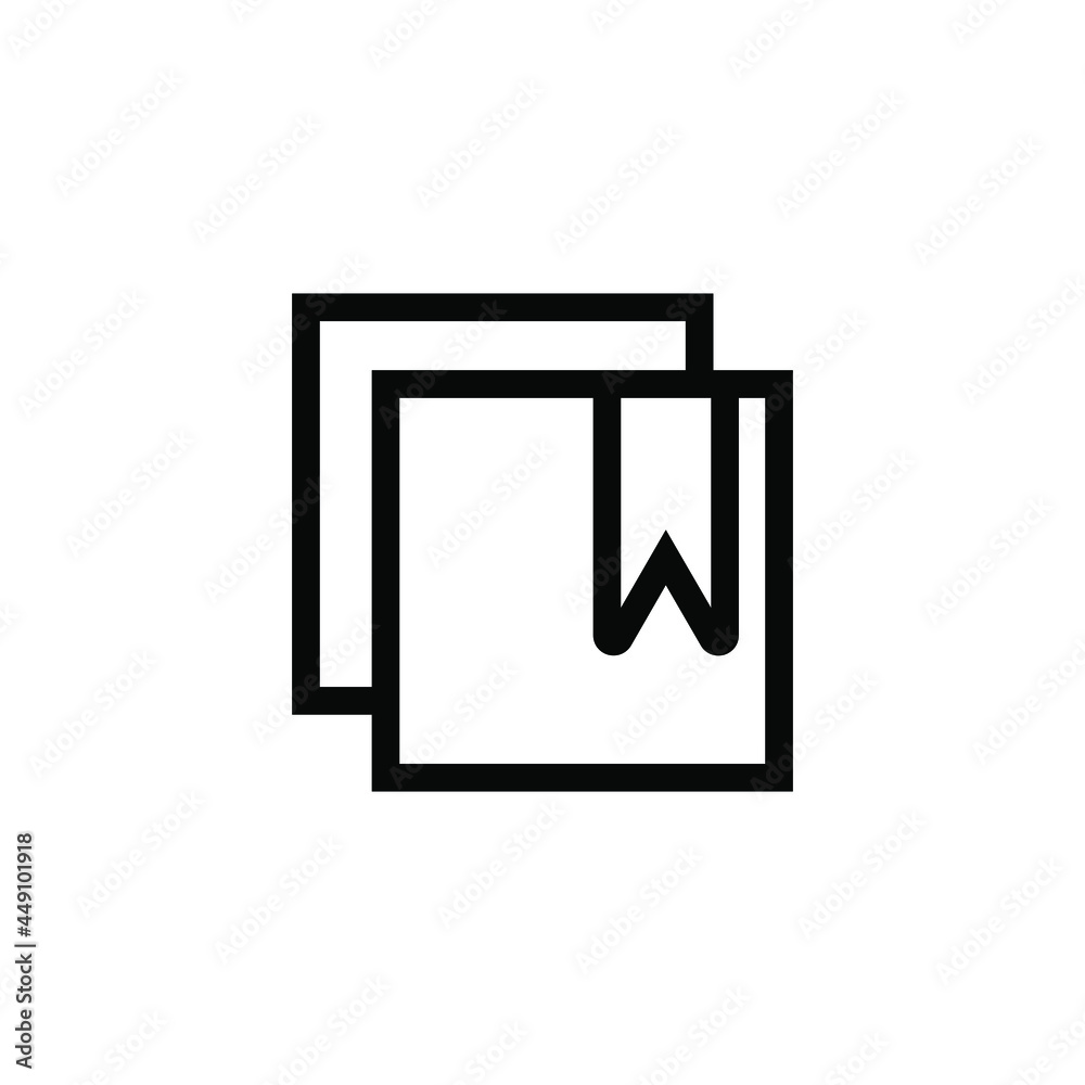 Library. Sign icon for collection or book. Button for application ...