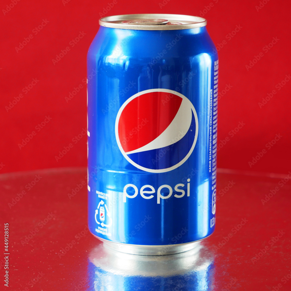 Pepsi Can. carbonated soft drink produced and manufactured by PepsiCo ...