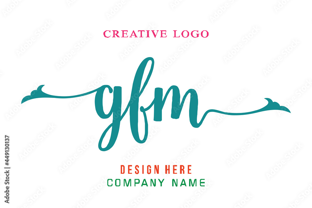 GFM lettering logo is simple, easy to understand and authoritative ...