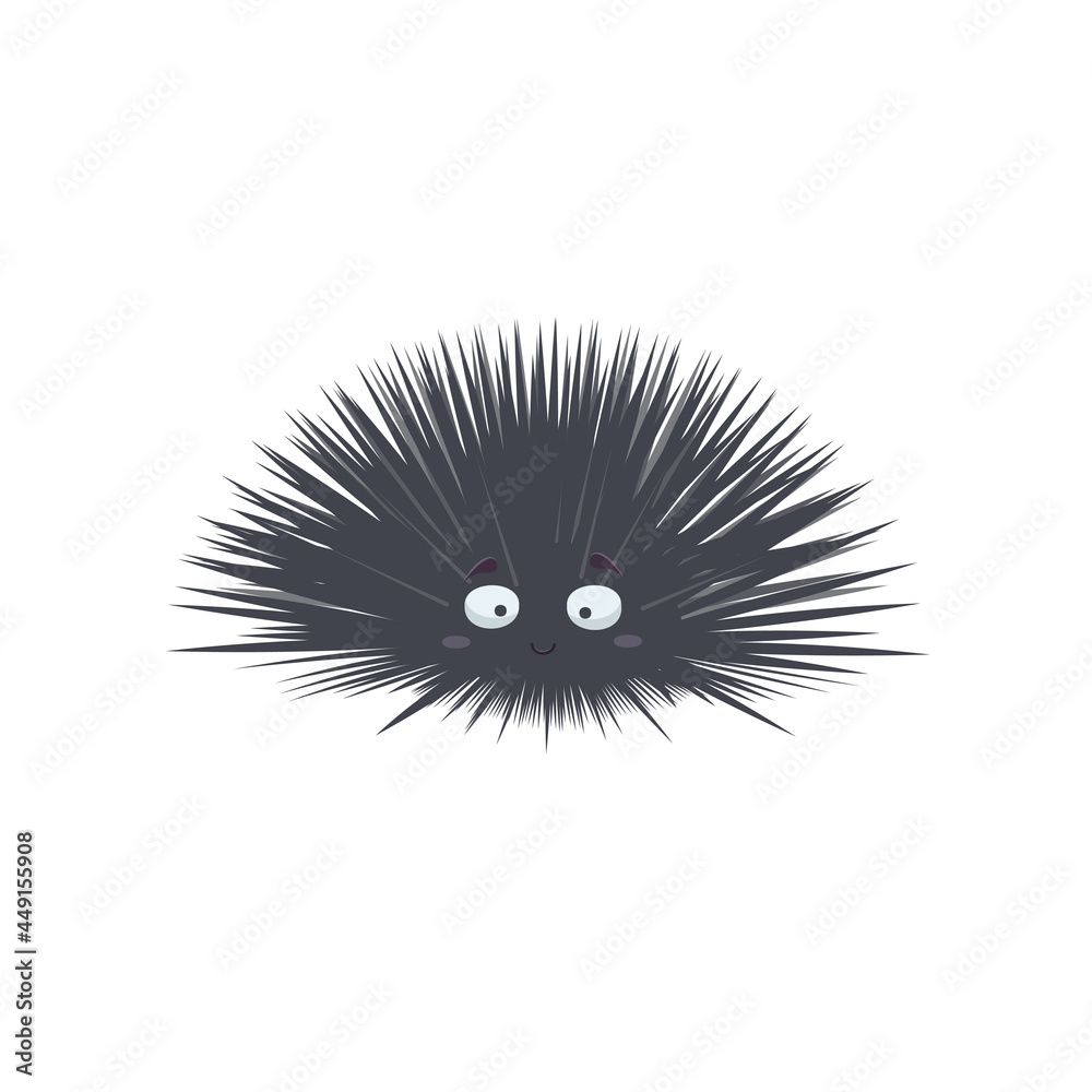 Cartoon Sea Urchin