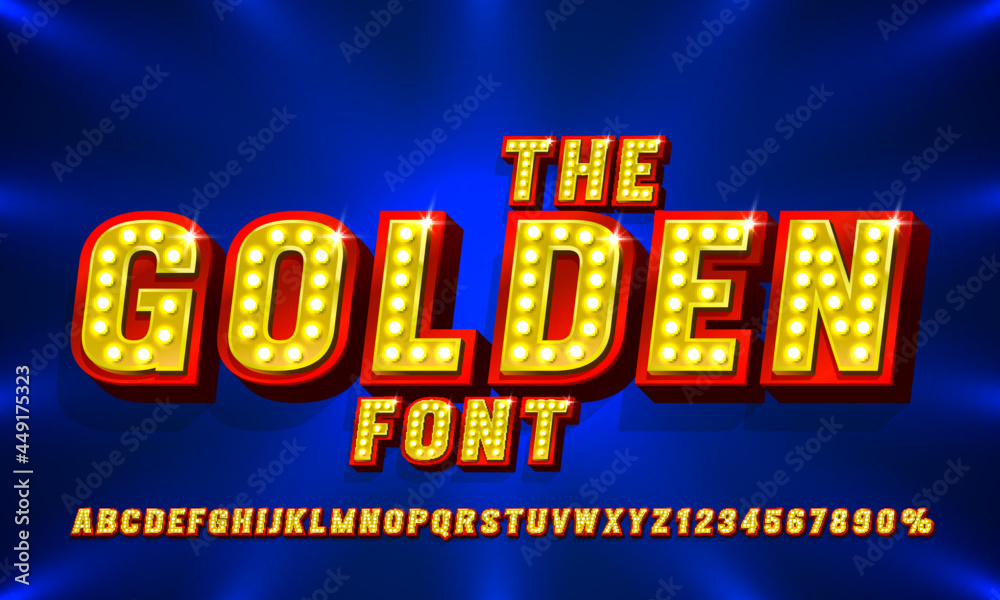 Show font set collection, letters and numbers symbol. Vector Stock ...