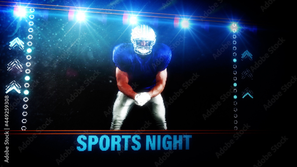 Sports Screen Media Reveal Stock Template | Adobe Stock