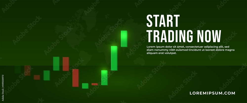 Business, finance, stock, currency, trade banner concept. Editable ...