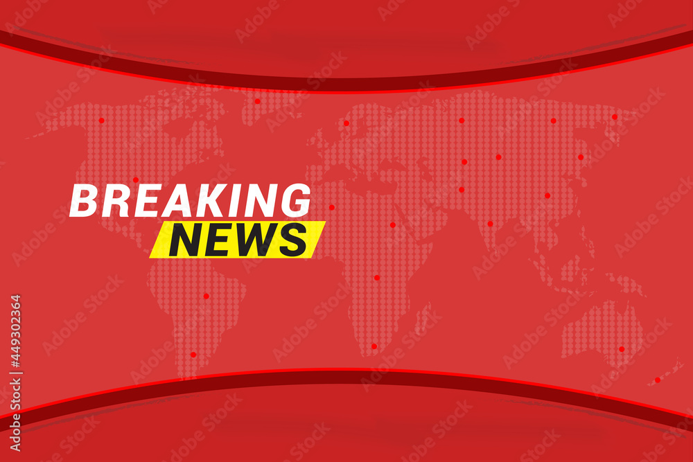 Breaking news background for mainstream media and for tv channels ...
