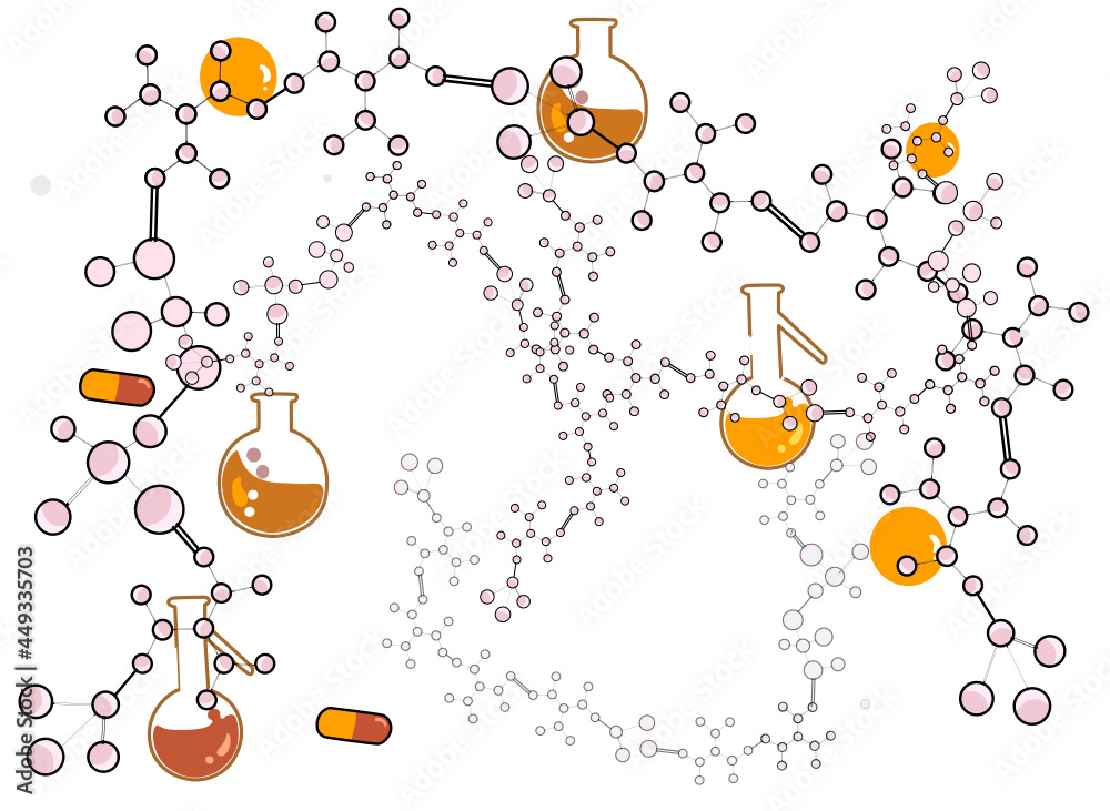 Hand drawn chemistry formulas Science knowledge education. Chem formula ...