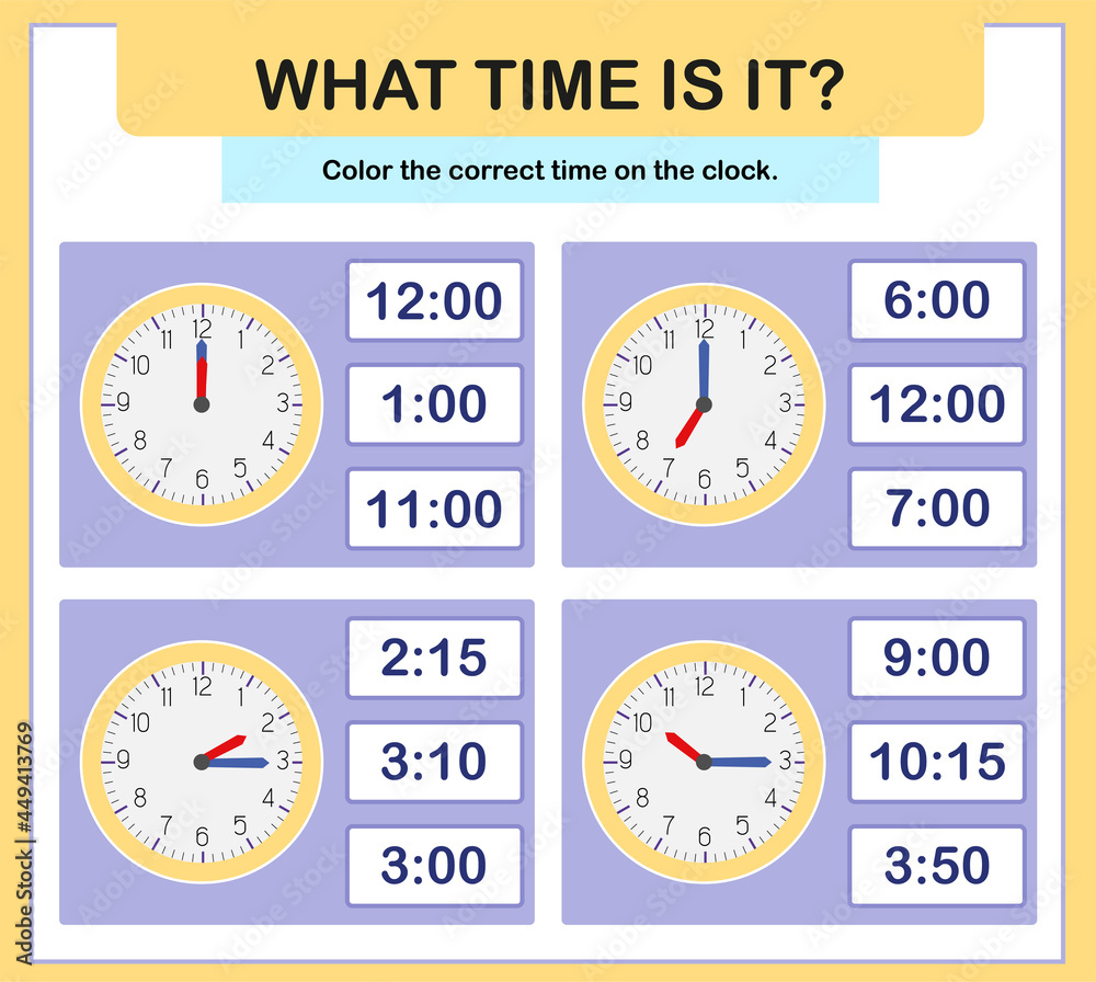 24 hour learning time. Educational activities worksheet for preschool ...