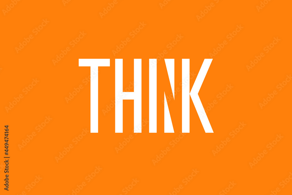 The letter n is different in word think but still harmonious because ...