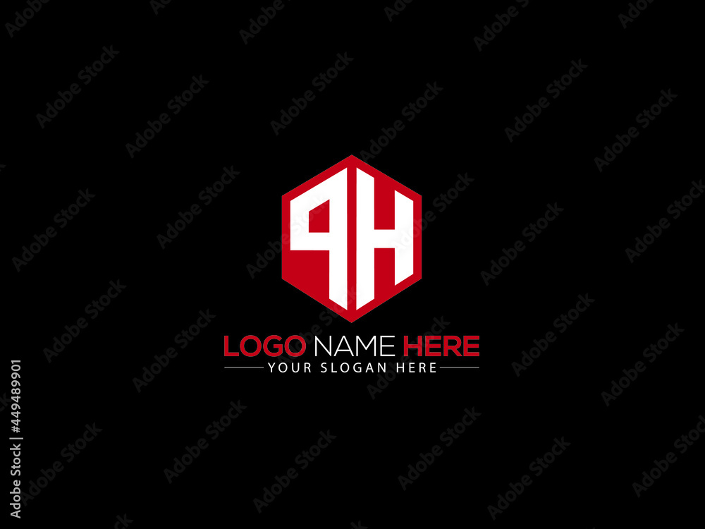 Letter PH Logo Sticker, creative ph logo icon vector for your business ...