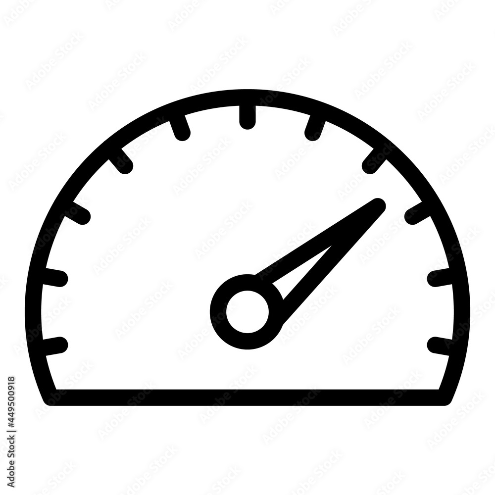 Car dashboard icon outline vector. Panel instrument. Control meter ...