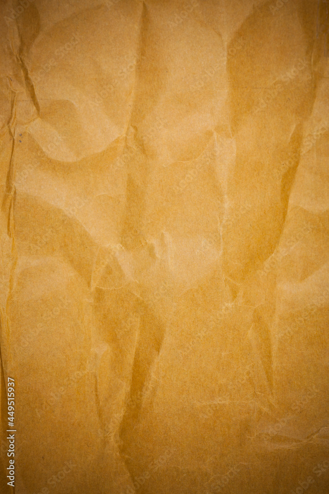 Old torn crumpled paper bag texture background. Stock Photo | Adobe Stock