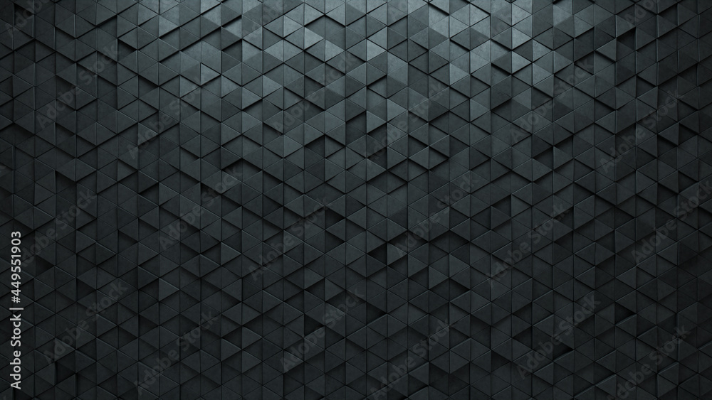 Futuristic, Concrete Wall background with tiles. 3D, tile Wallpaper ...