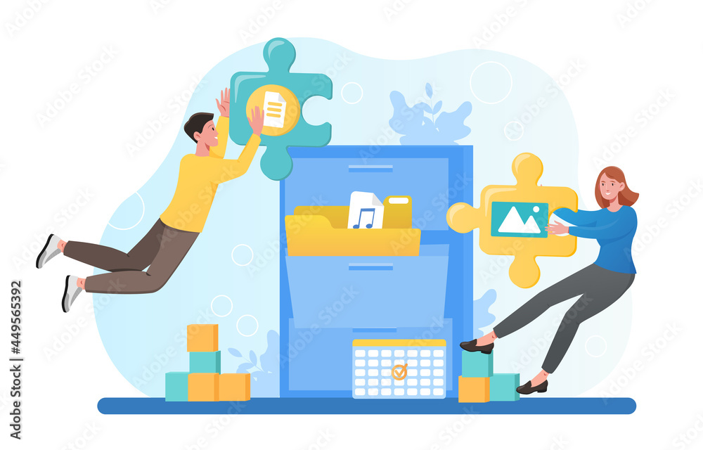 File classification, searching files in database, record management ...