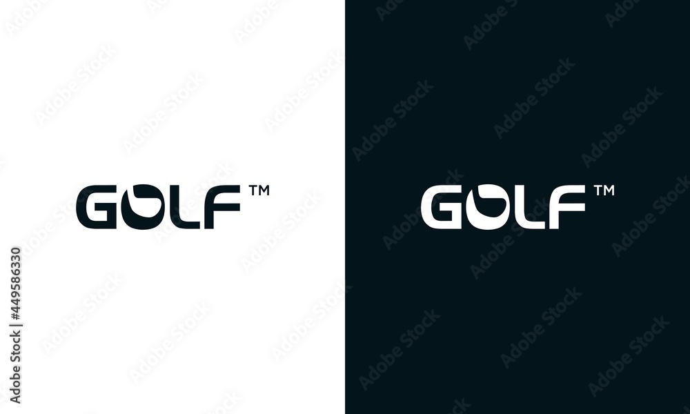 golf club emblem logotype template vector Design Illustration with ...