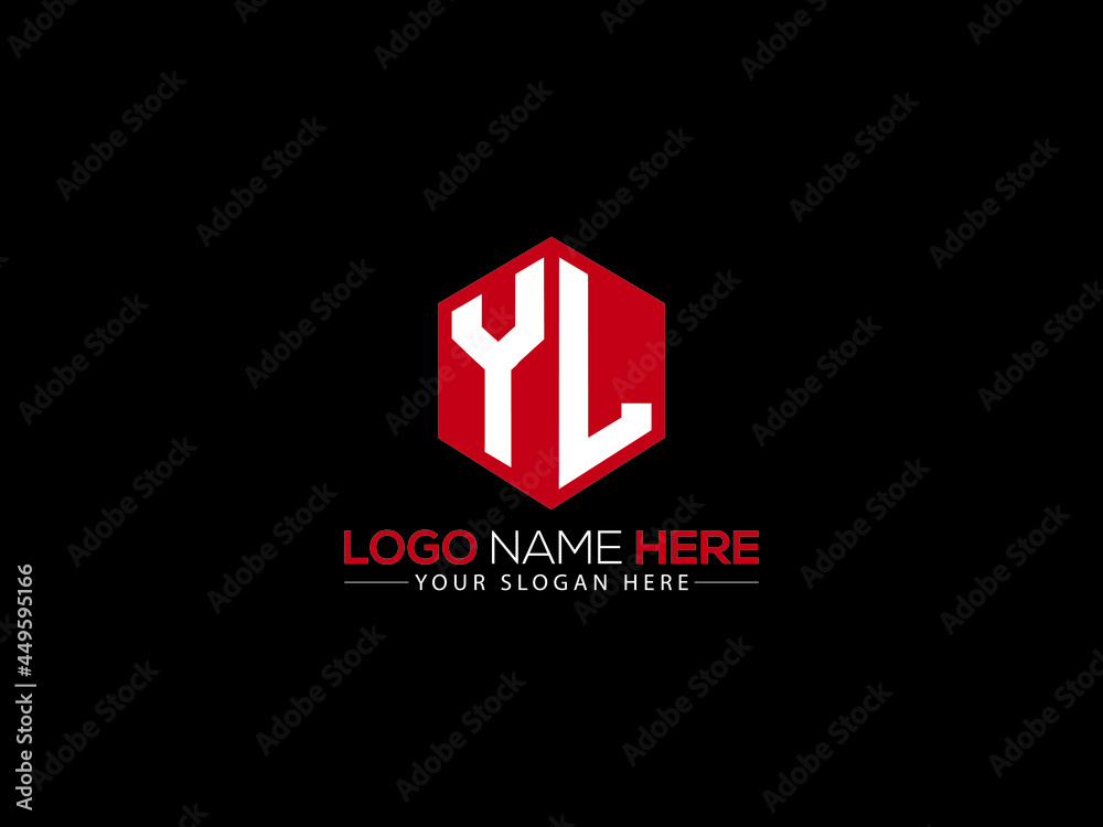 Letter YL Logo, creative yl logo icon vector for your brand Stock ...