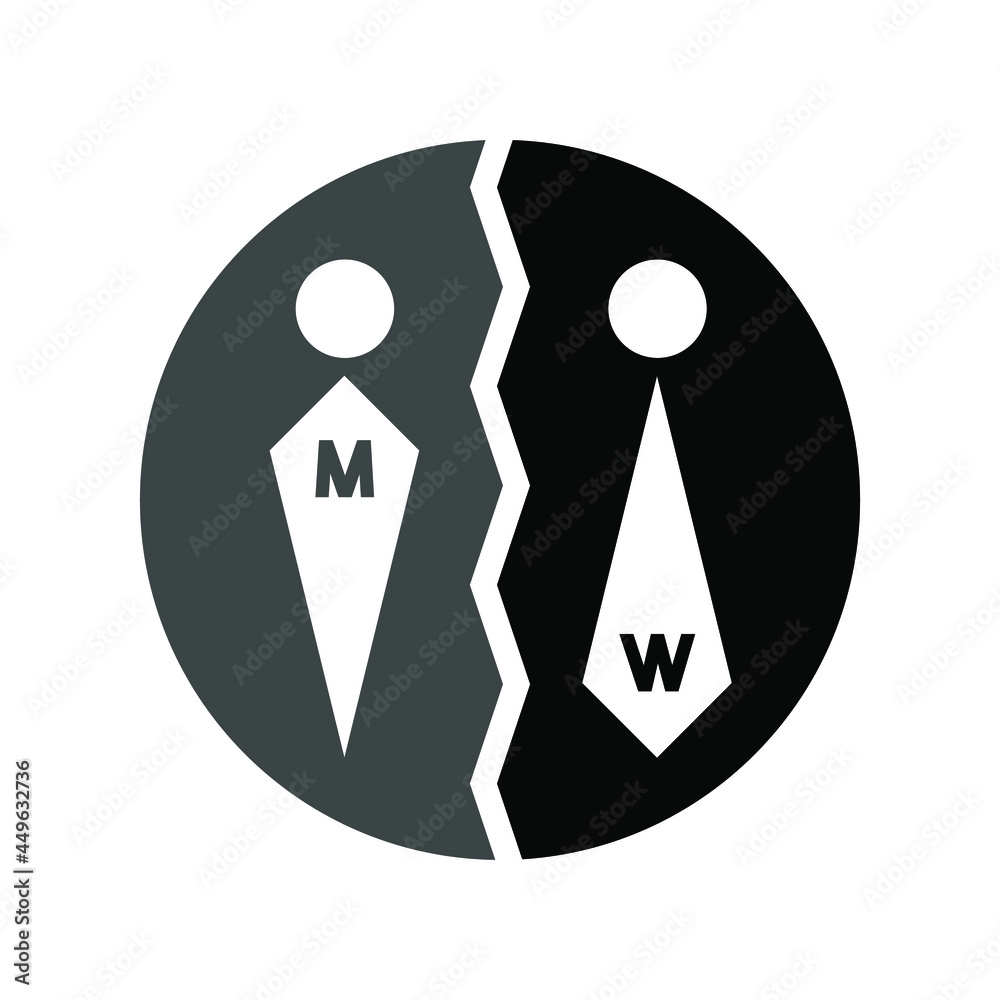 Gender icon. Male and Female Icons. Boy and girl sign vector symbol ...
