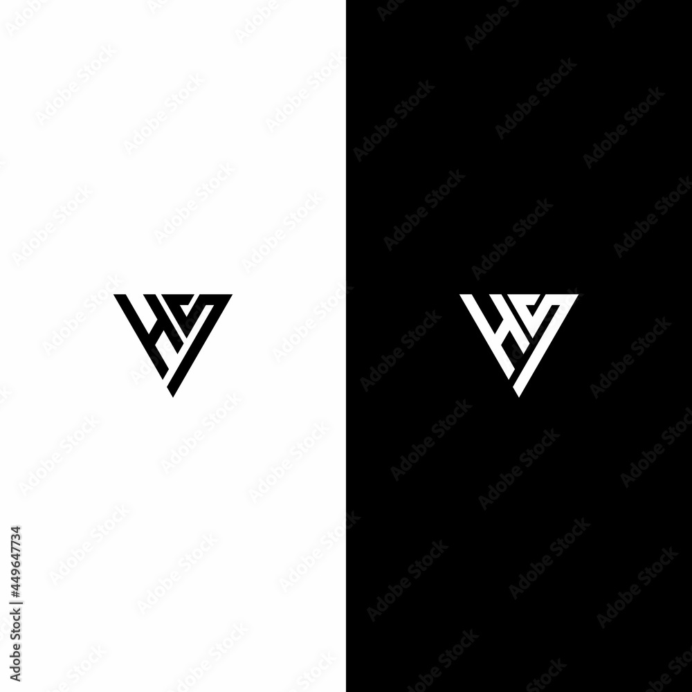 letter HVS, HSV, VHS, VSH, SHV, SVH logo Stock Vector | Adobe Stock