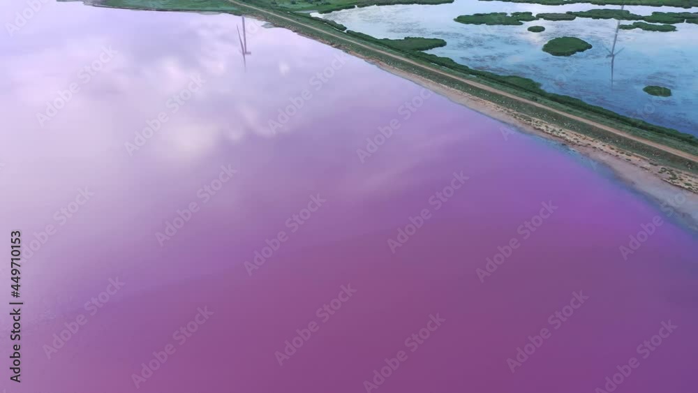 Lake Lemuria - Pink Lake is a lake in the Kherson region of Ukraine. It ...