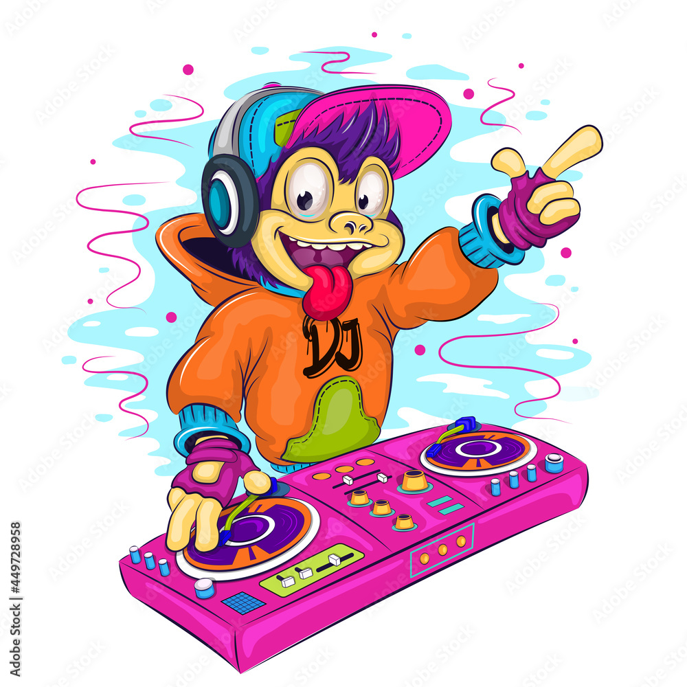 Cool Cartoon Dj