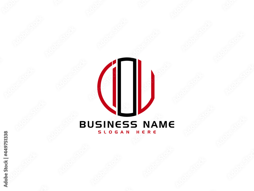 Letter IOU Logo Iocn Vector Image For Business Stock Vector | Adobe Stock