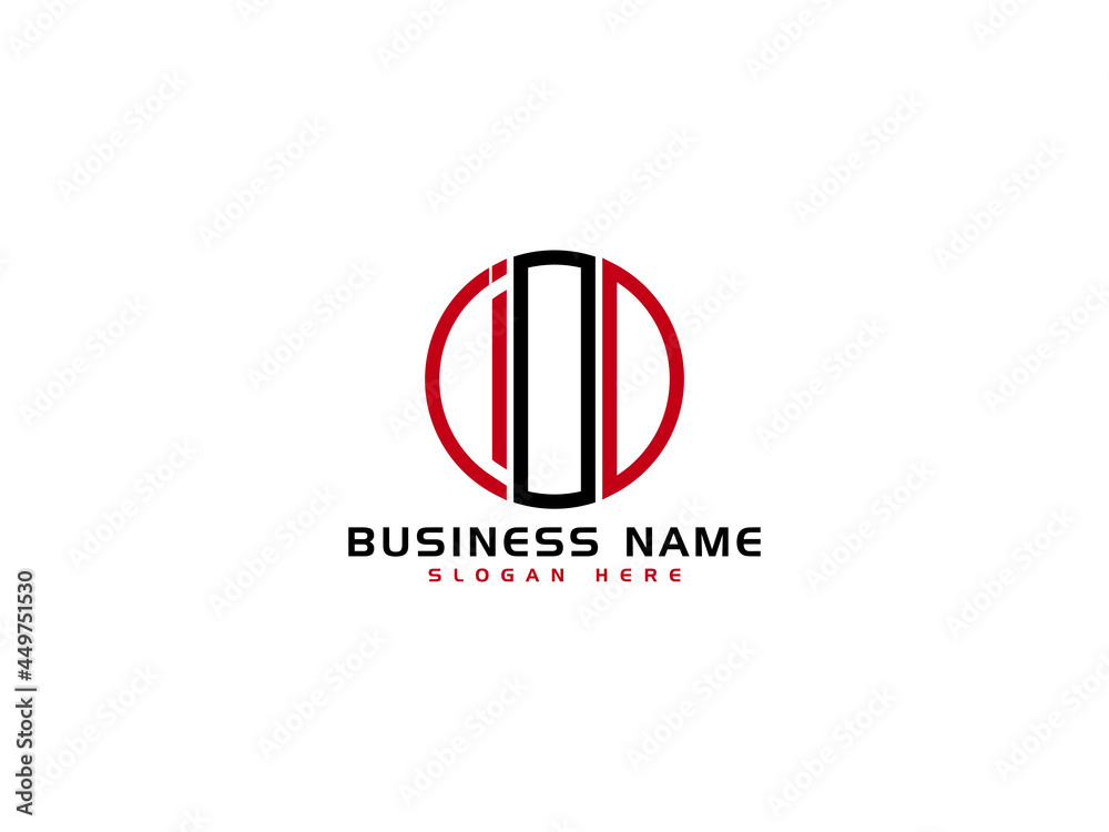 Letter IOD Logo Iocn Vector Image For Business Stock Vector | Adobe Stock