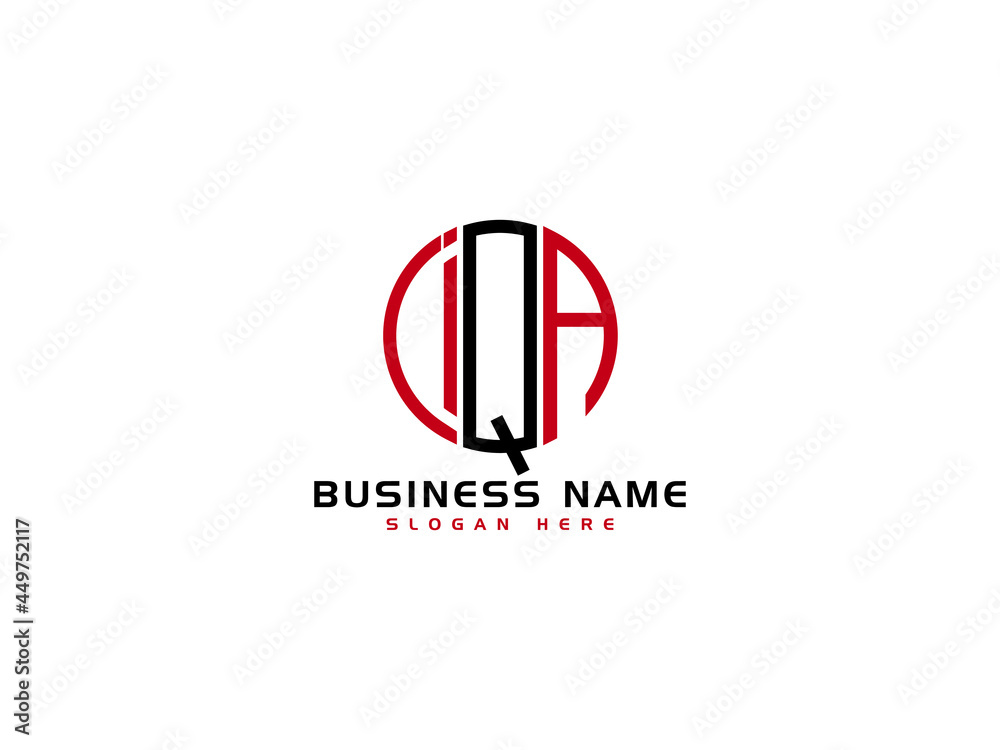 Letter IQA Logo Iocn Vector Image For Business Stock Vector | Adobe Stock