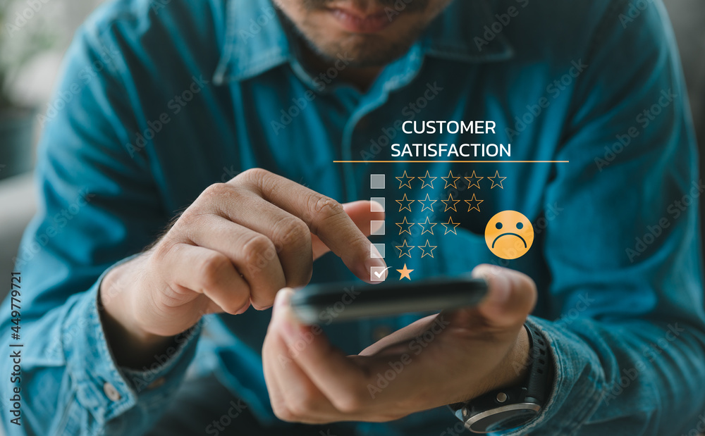 Customer Experience dissatisfied Concept, Unhappy Businessman Client ...