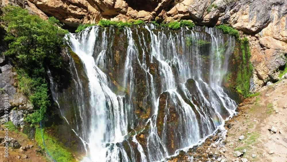 Kapuzbasi Waterfalls, which are a group of waterfalls in the province ...