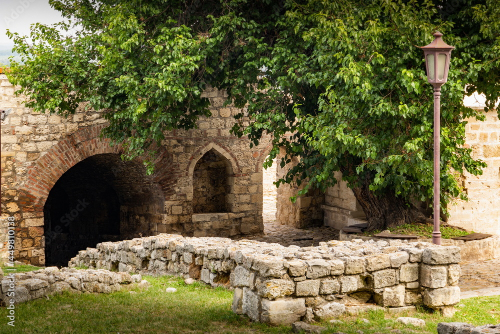 Kalemegdan Fortress is historic castle towers, gate, and bridge in ...