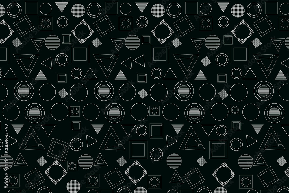 Geometry education Background Stock Illustration | Adobe Stock