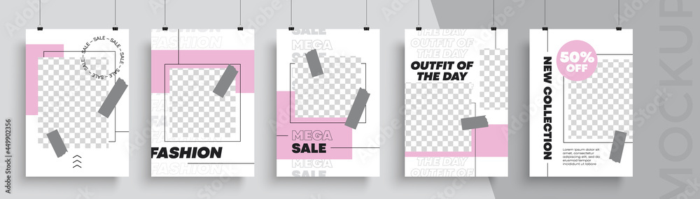 Big sale poster template. Easy to adapt to brochure, annual report ...