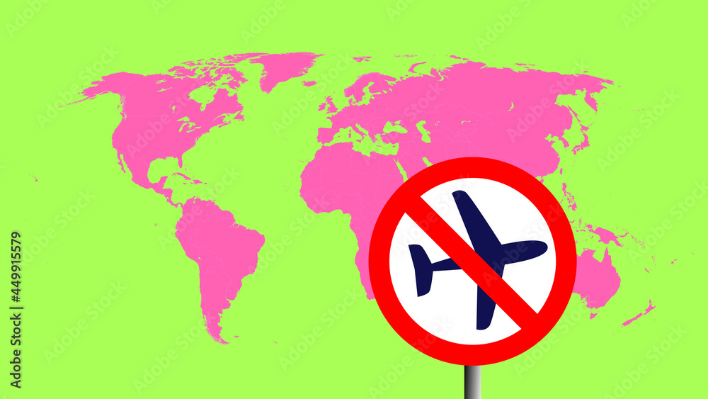 A temporary limitation. Aircraft silhouette. CLOSED AIRSPACE. Flying is ...