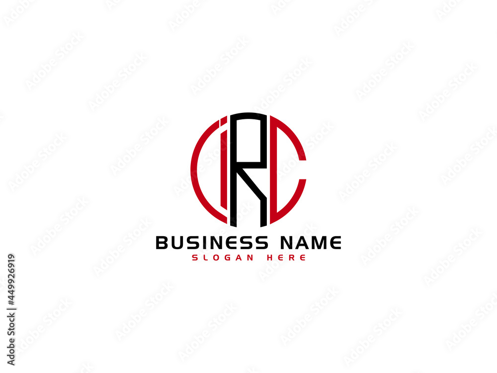 Letter IRC Logo Iocn Vector Image For Business Stock Vector | Adobe Stock