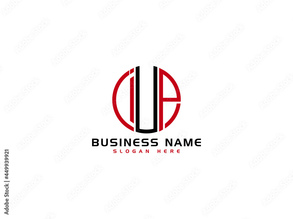 Letter IUP Logo Iocn Vector Image For Business Stock Vector | Adobe Stock