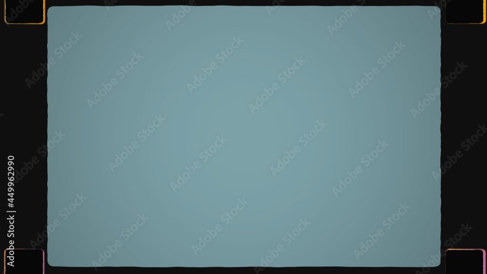 Vintage Cyan Super 8mm Projector Projector Film Strip Frame Overlay ...