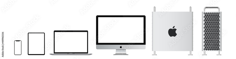 Imac Ipad Iphone Vector