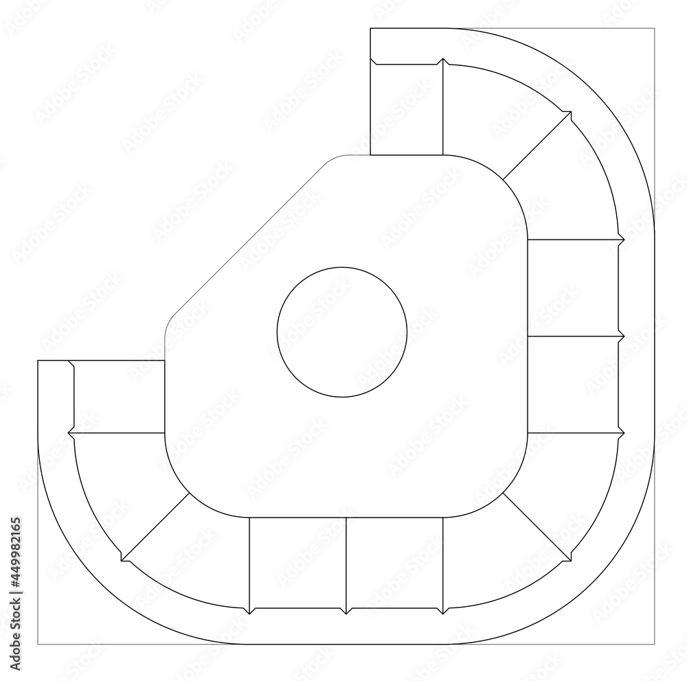2D CAD plan drawing various sizes and designs of sofa set complete with ...