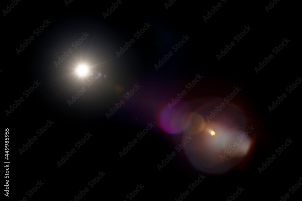 lens flare effect psd Stock Photo | Adobe Stock