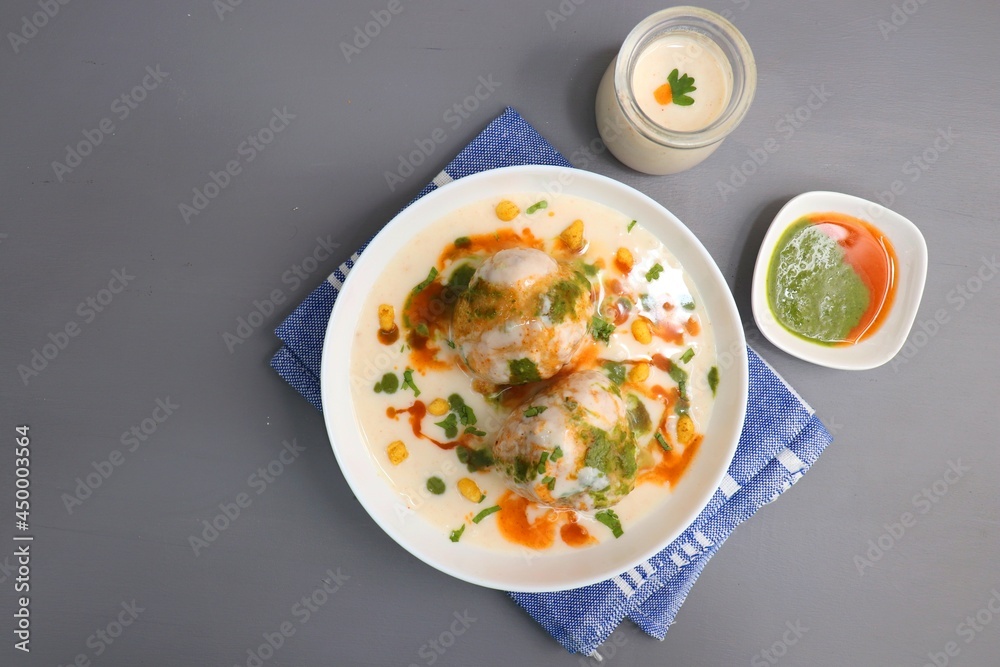 Dahi Bhalla or Dahi Vada is a type of chaat dish from India. It is ...