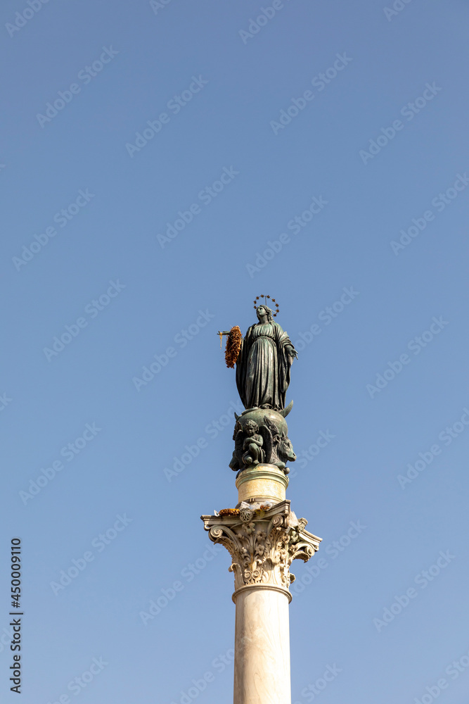 Column of the Immaculate Conception, is a nineteenth-century monument ...