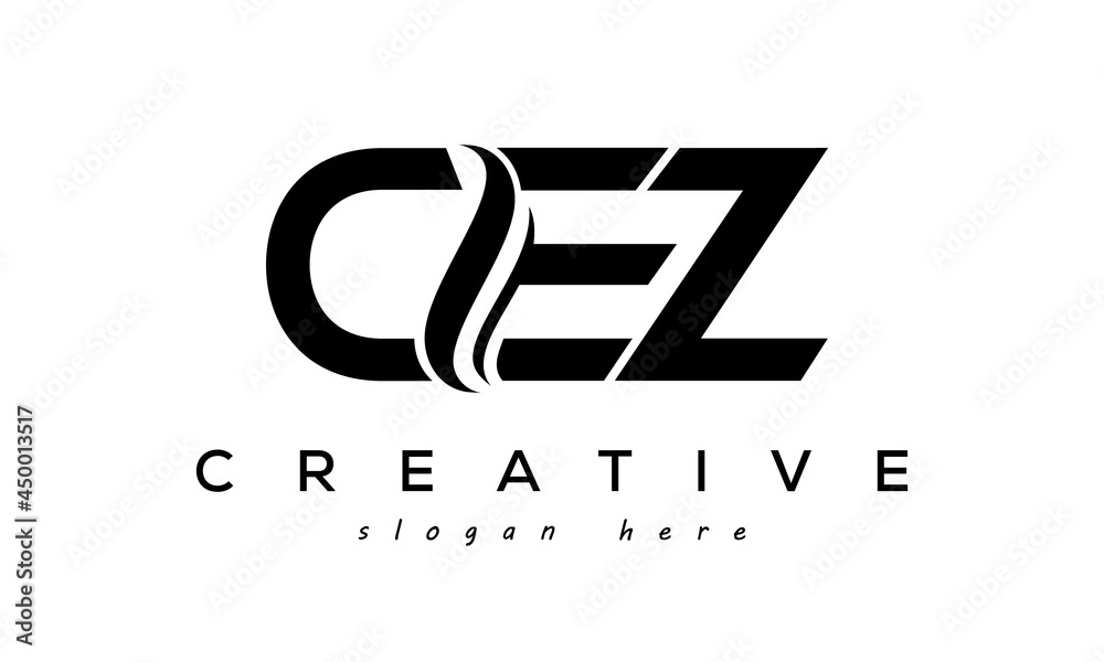 Letter CEZ creative logo design vector Stock Vector | Adobe Stock