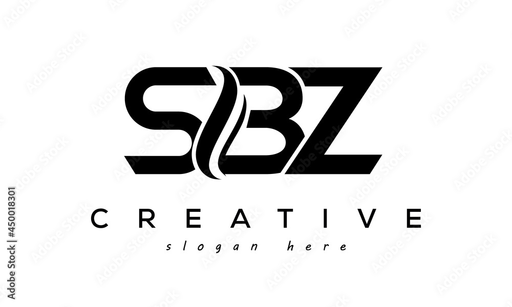 Letter SBZ creative logo design vector Stock Vector | Adobe Stock