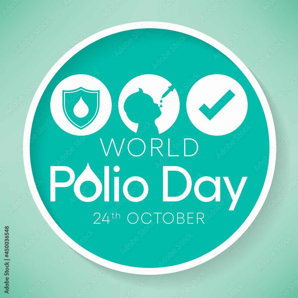 World Polio day is observed every year on October 24, poliomyelitis is ...