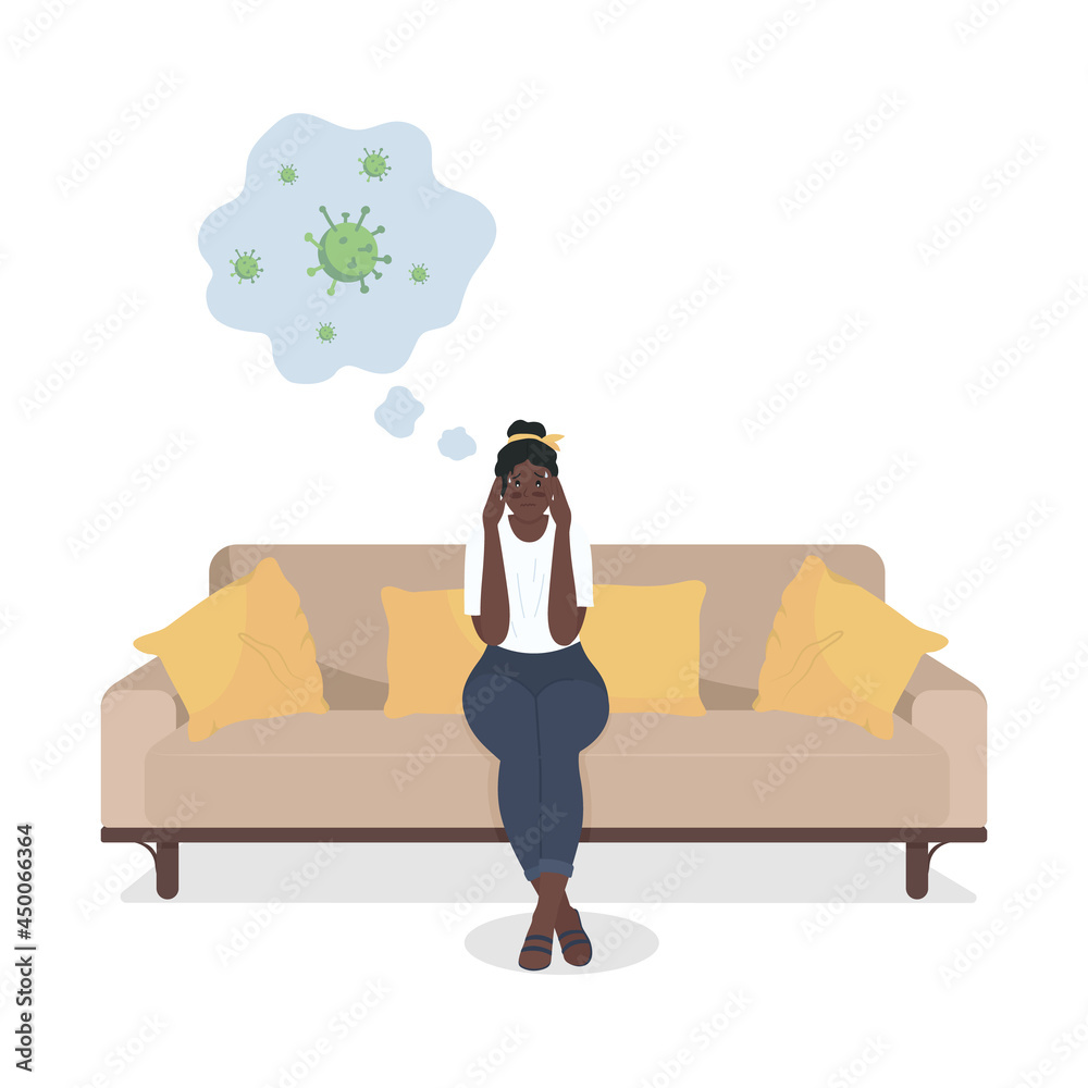 Anxious Person Full Body