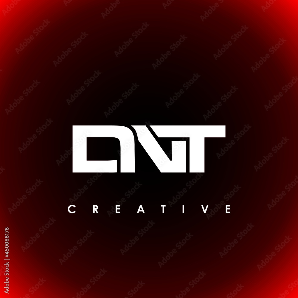 DNT Letter Initial Logo Design Template Vector Illustration Stock ...