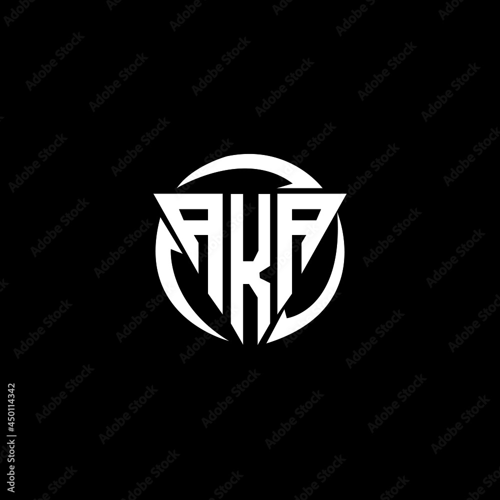 AKA letter logo abstract design. AKA unique design, AKA letter logo ...