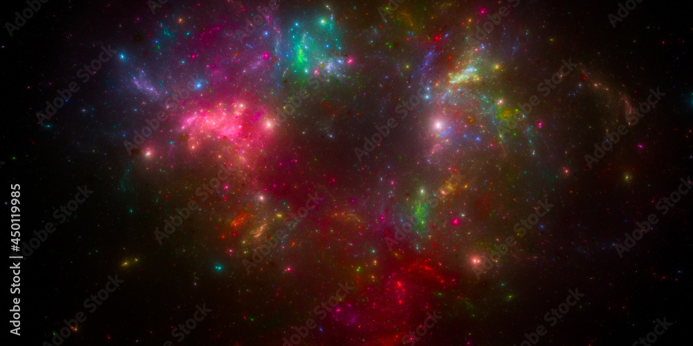 Banner Star field background . Starry outer space background texture ...